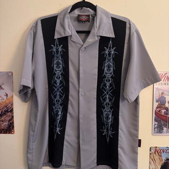 Dragonfly | Shirts | Vintage Y2k Dragonfly Roadhouse Tribal Embroidered ...